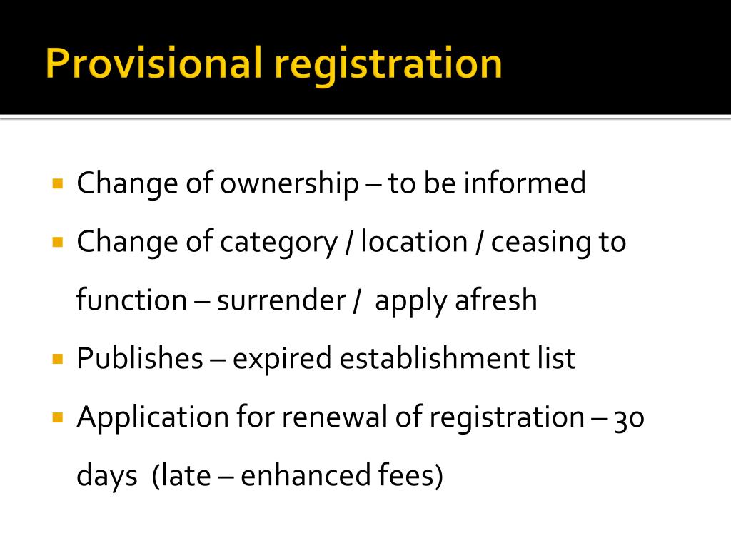 PPT - The Clinical Establishments (Registration & Regulation) Act, 2010 ...