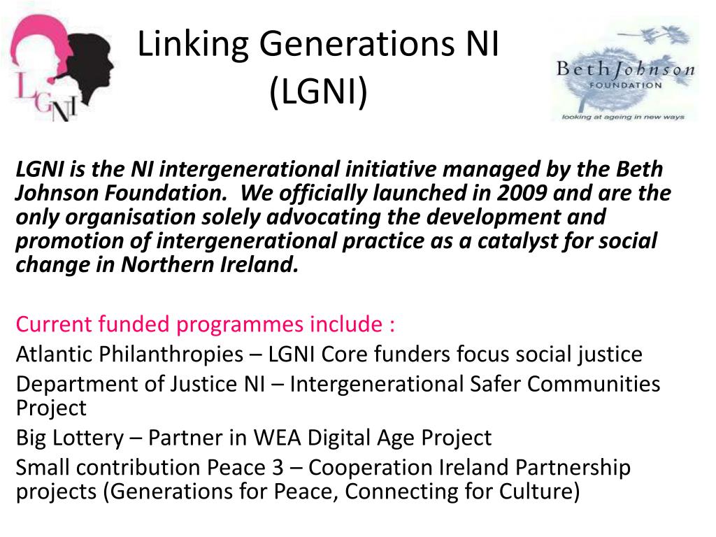 PPT - Linking Generations Northern Ireland G.A.T.E Project Workshop ...