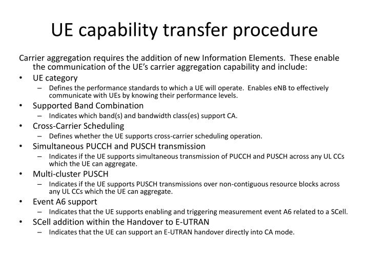 PPT - LTE-A Carrier Aggregation PowerPoint Presentation - ID:1932132