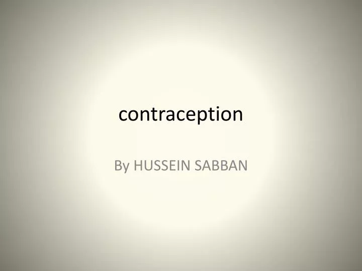 PPT - contraception PowerPoint Presentation, free download - ID:1932388