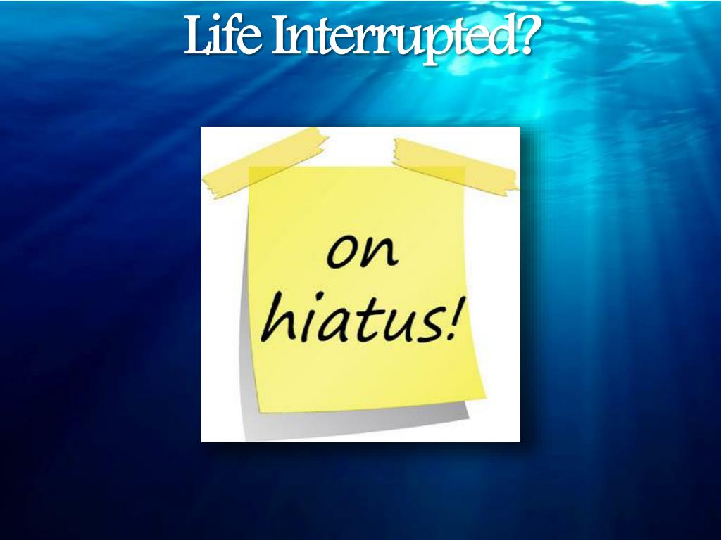 PPT - Life Interrupted Myles Bancroft May 25, 2014 Series: Life ...