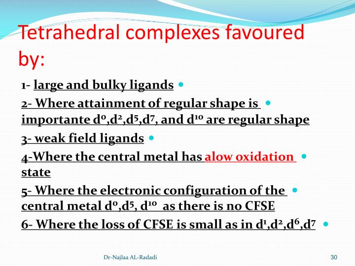 PPT - Crystal field theory (CFT) PowerPoint Presentation - ID:1933080