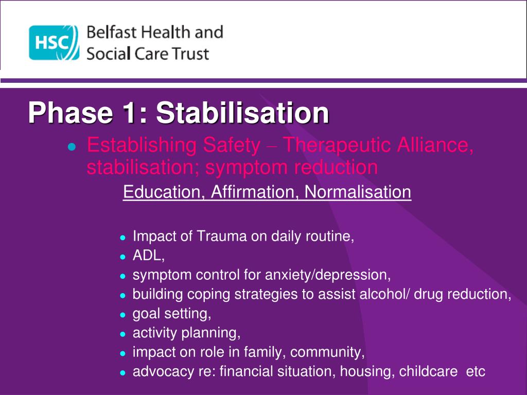 PPT - Occupational Therapy with individuals suffering from Complex ...