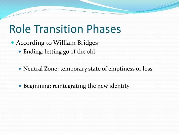 PPT - Role transition PowerPoint Presentation - ID:1934021
