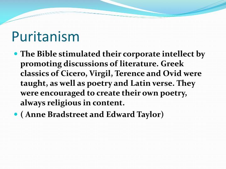 PPT - Puritan Beliefs/ Culture PowerPoint Presentation - ID:1934641
