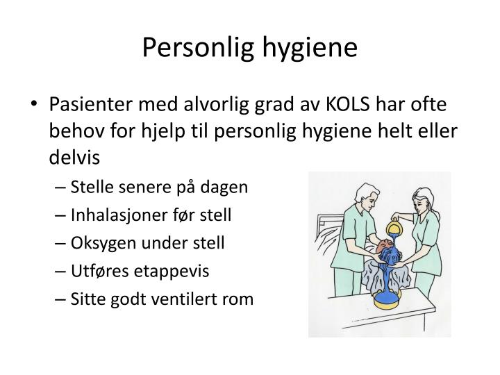 PPT - Sykepleie til pasienter med alvorlig og svært alvorlig grad av ...