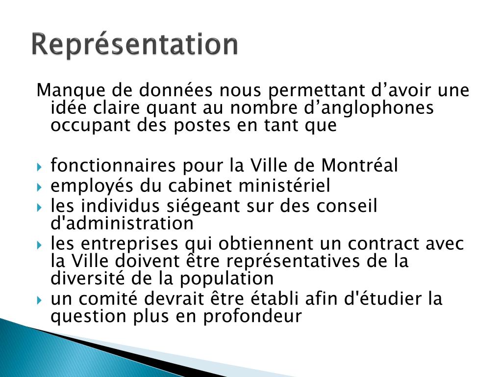 PPT - Definition et représentation des anglophones au Québec PowerPoint ...