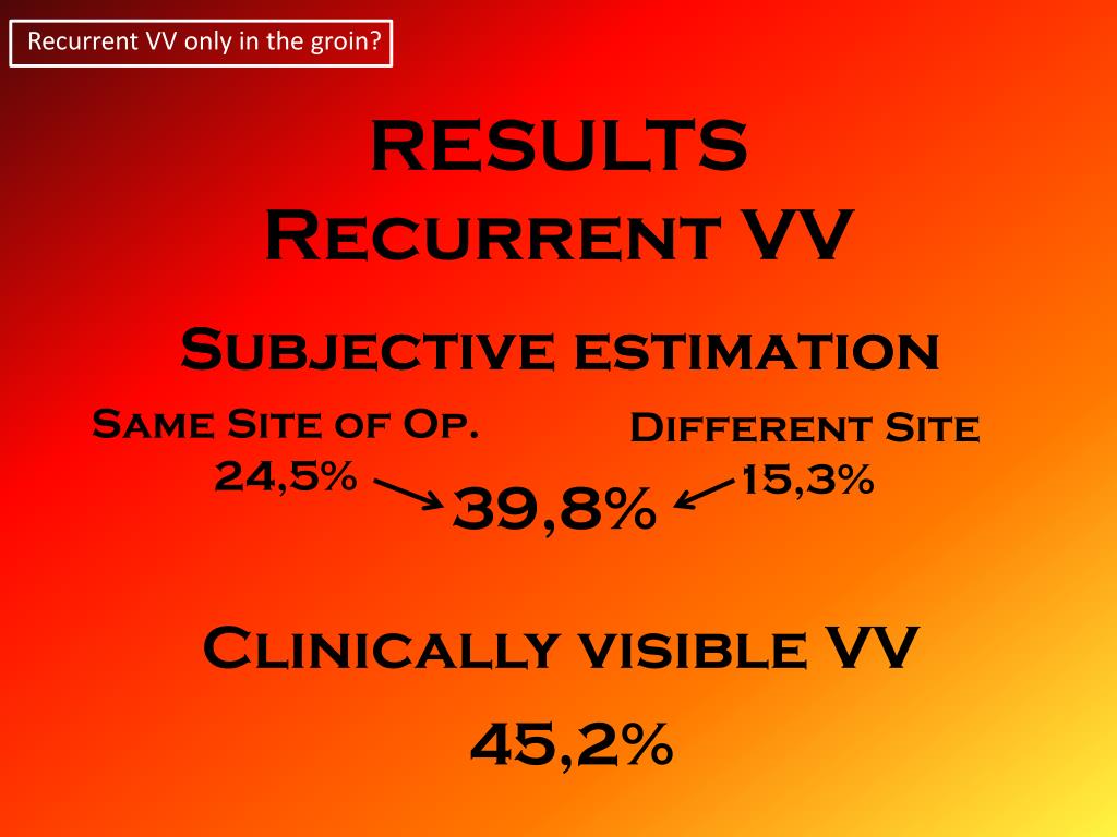 PPT - VARICI RECIDIVE SOLO ALLA CROSSE? PowerPoint Presentation, free ...