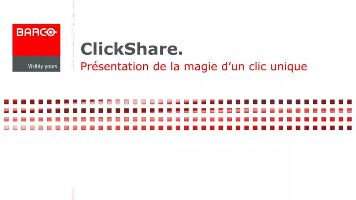 PPT - ClickShare. PowerPoint Presentation, free download - ID:1935914
