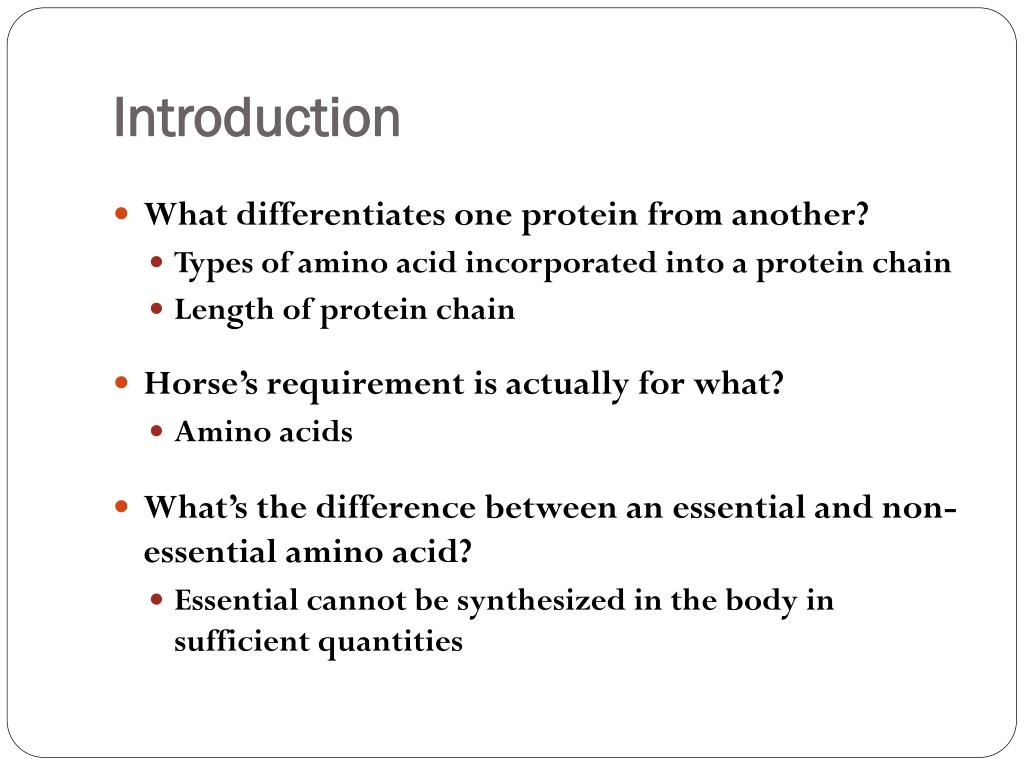 PPT - Protein and Amino Acids PowerPoint Presentation, free download ...
