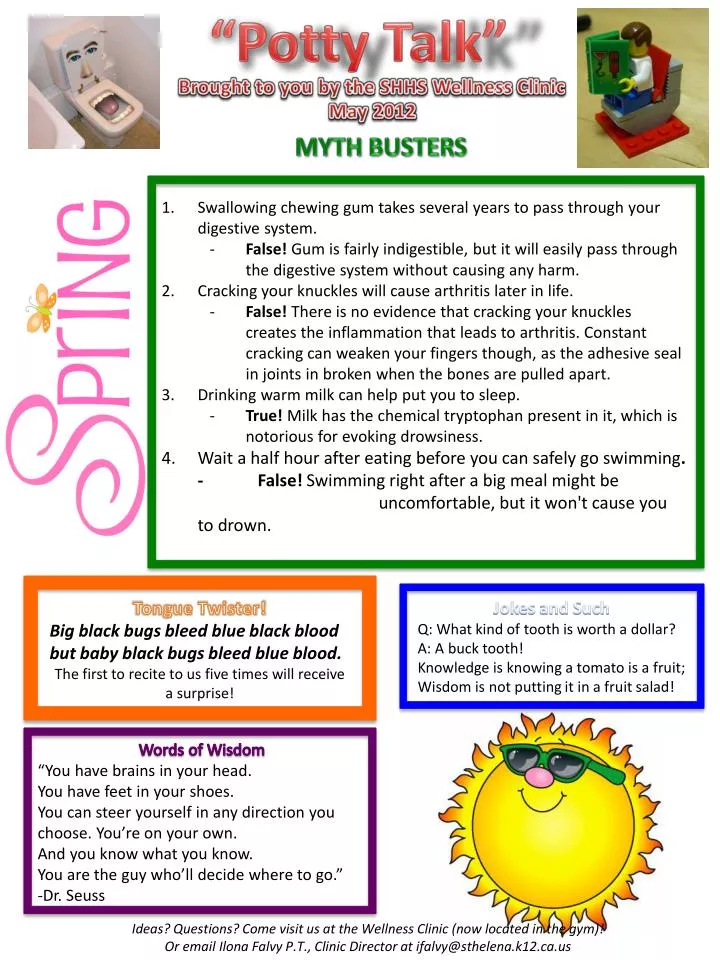 PPT - “Potty Talk” PowerPoint Presentation, free download - ID:1937151