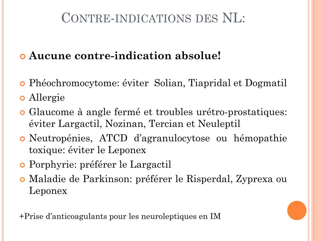 PPT - Pharmacologie dans le cadre de la psychose PowerPoint ...