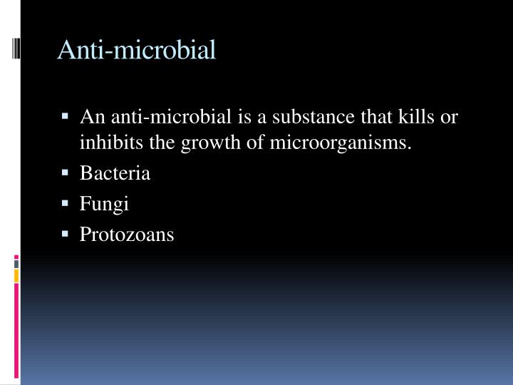 PPT - ANTIMICROBIALS PowerPoint Presentation - ID:1937994