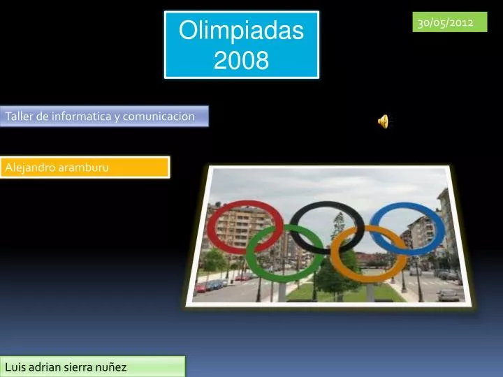 PPT - Olimpiadas 2008 PowerPoint Presentation, free download - ID:1938219