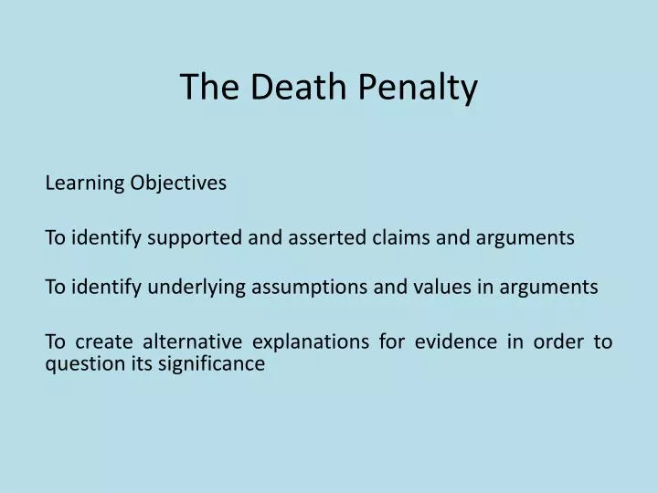 PPT - The Death Penalty PowerPoint Presentation, free download - ID:1938298