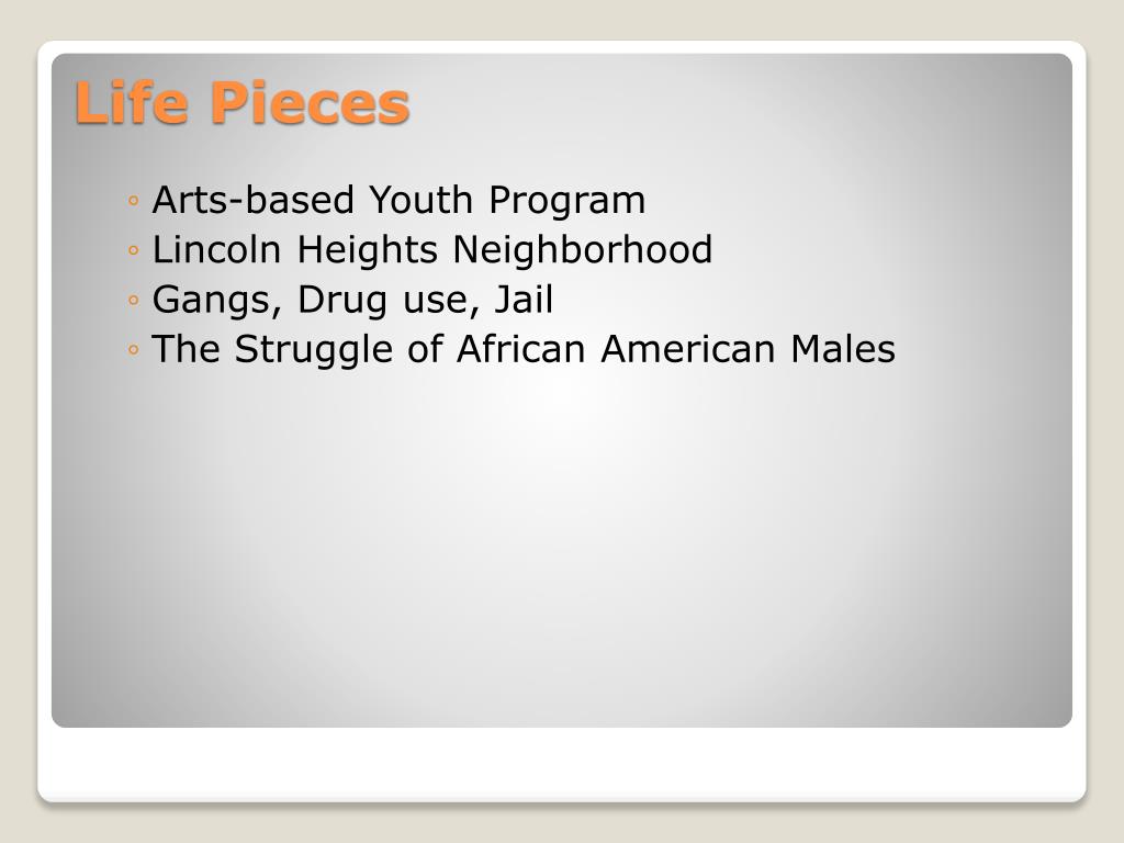 PPT - Transforming Lives Through Art: Life Pieces to Masterpieces in ...