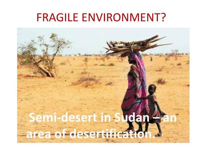 PPT - FRAGILE ENVIRONMENT? PowerPoint Presentation, free download - ID ...