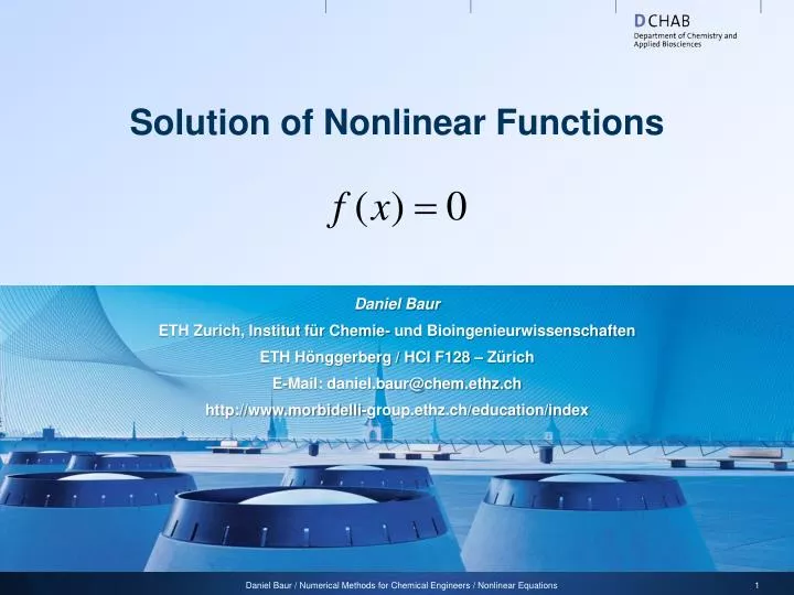 PPT - Solution of Nonlinear Functions PowerPoint Presentation, free ...