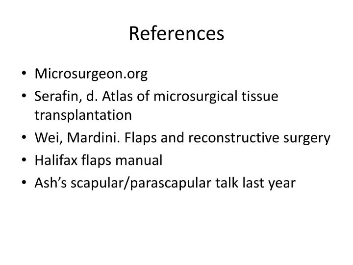 PPT - Scapular, Parascapular and P ectoralis Flaps PowerPoint ...