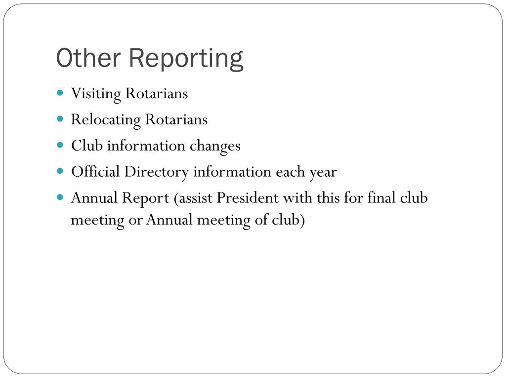 PPT - Club Secretary 101 PowerPoint Presentation, free download - ID ...