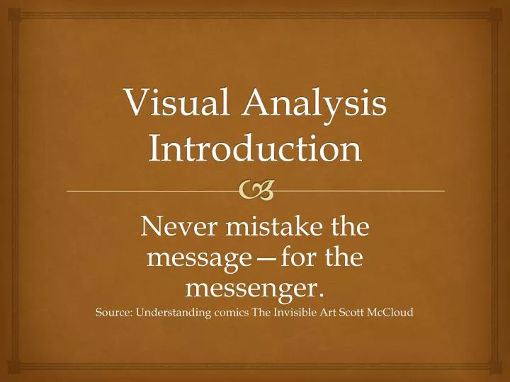 PPT - Visual Analysis Introduction PowerPoint Presentation, free ...