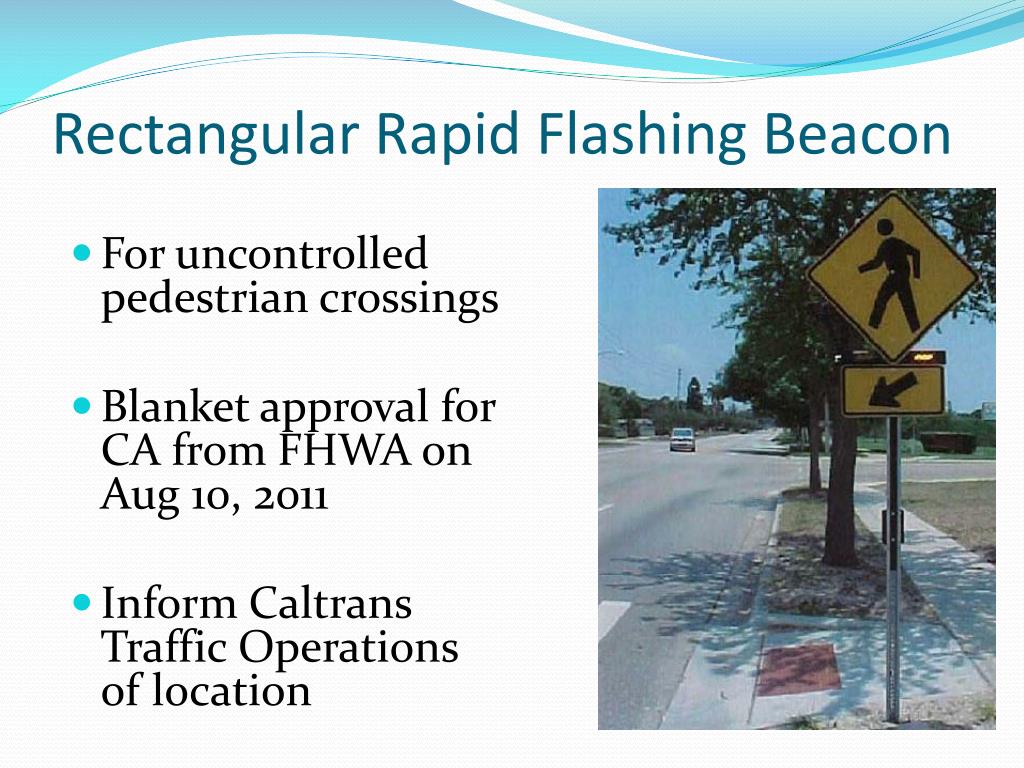 PPT - New Pedestrian Crossing Devices for California PowerPoint ...