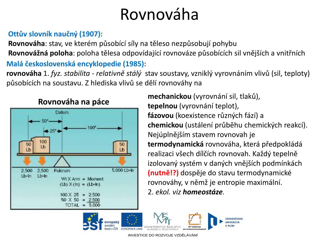 PPT - Termodynamika a rovnovážné chemické složení PowerPoint ...