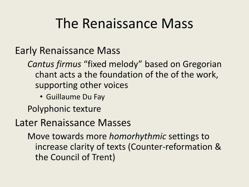 PPT - Music of the Renaissance c . 1450 – 1600 PowerPoint Presentation ...