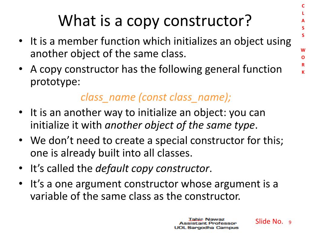 Ppt Constructors Initializer List In Object Oriented Programming Powerpoint Presentation Id