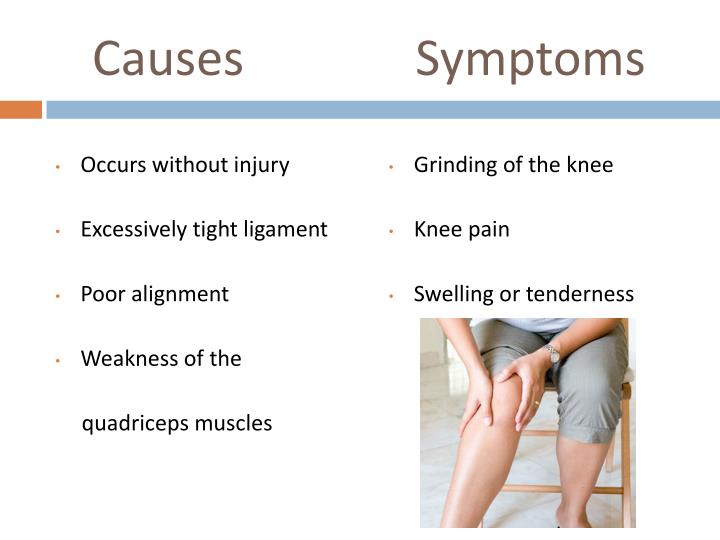 PPT - Lateral patellar syndrome compression with chondrosis PowerPoint ...