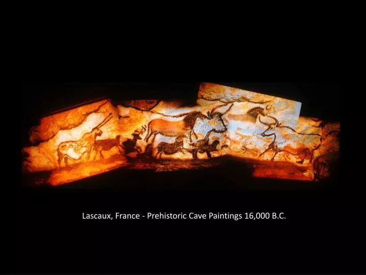 PPT - Lascaux, France - Prehistoric Cave Paintings 16,000 B .C ...