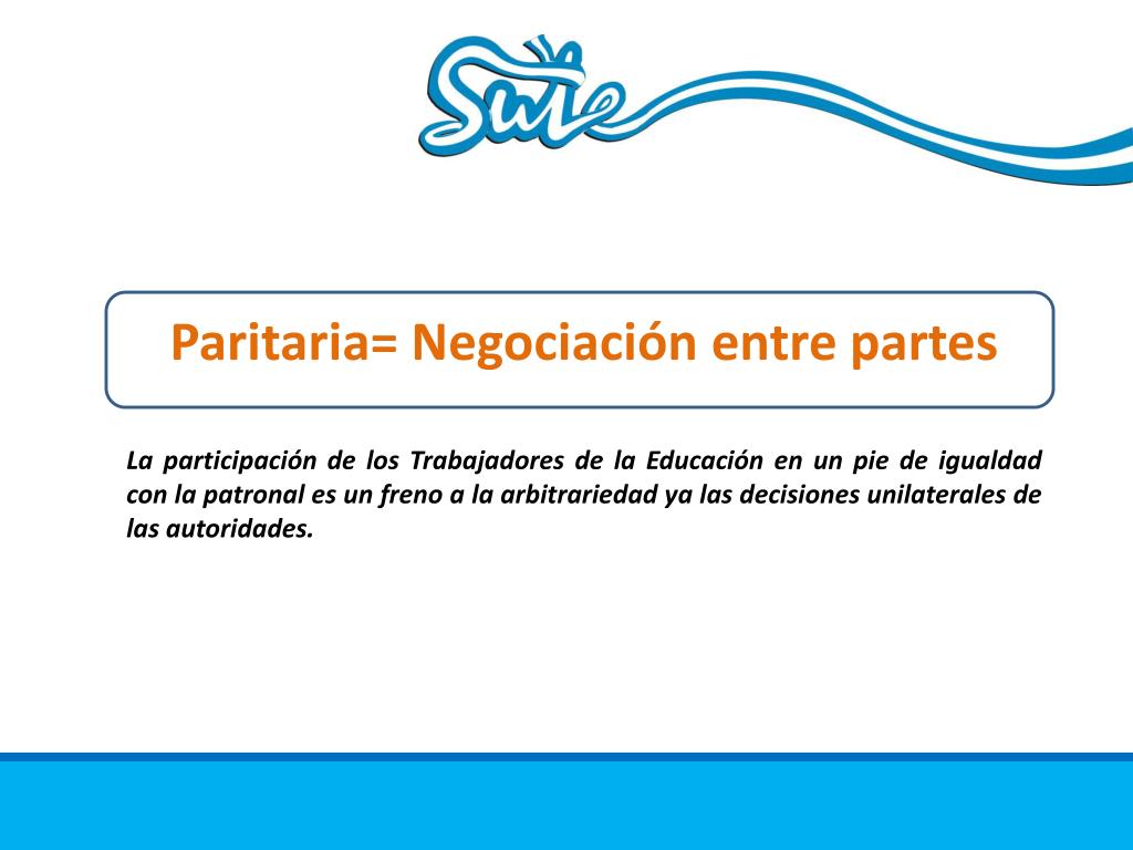 PPT - Paritarias: Conquista y derecho de los trabajadores PowerPoint ...