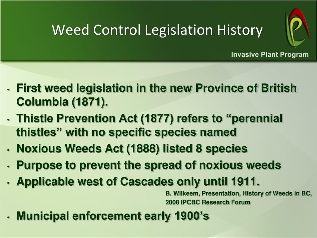 PPT - PRRD/NEIPC Agriculture Weed Day Dawson Creek March 28, 2012 Weed ...