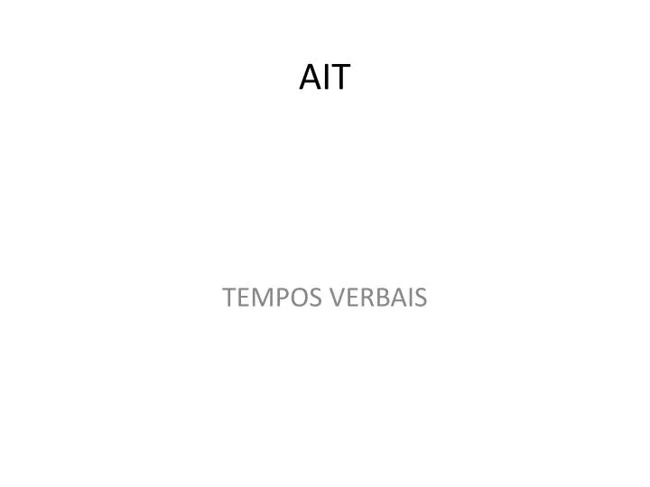 PPT - AIT PowerPoint Presentation, free download - ID:1944009