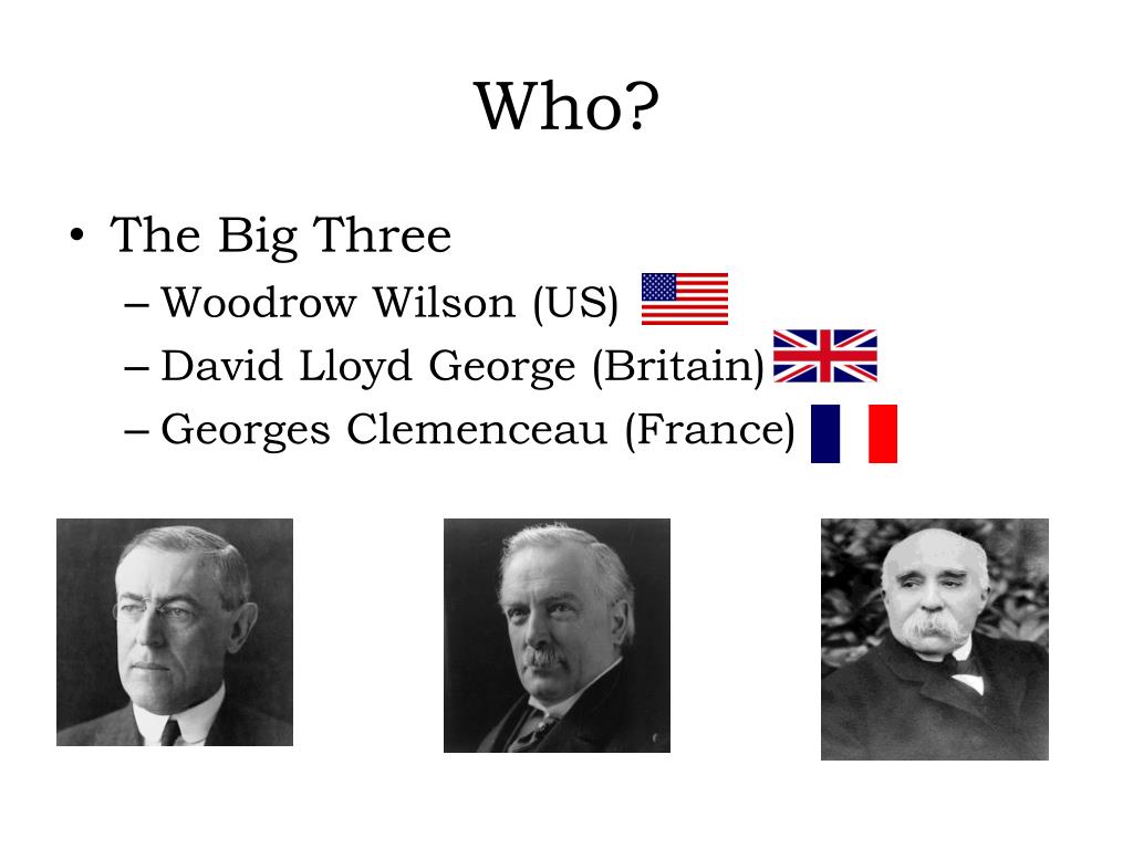 PPT - The Paris Peace Conference and the Treaty of Versailles ...