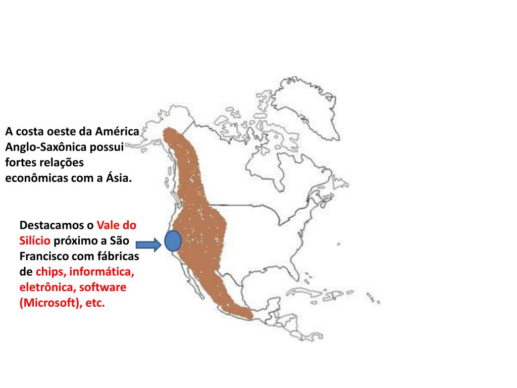PPT - CAPÍTULO 4 – AMÉRICA ANGLO-SAXÔNICA BASE FÍSICA E ESPAÇOS ...