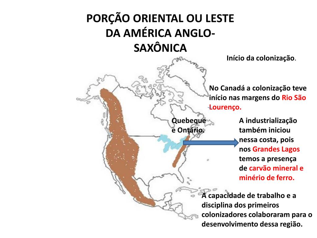 PPT - CAPÍTULO 4 – AMÉRICA ANGLO-SAXÔNICA BASE FÍSICA E ESPAÇOS ...