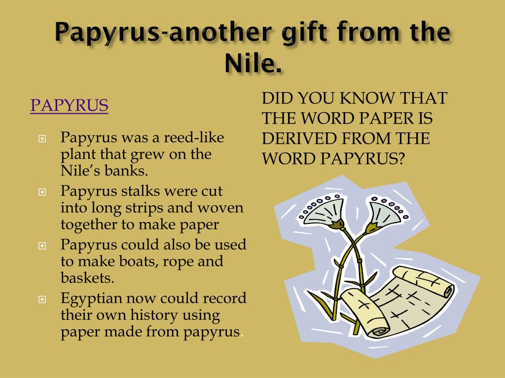 PPT - Egypt: The Gift of the Nile PowerPoint Presentation, free ...