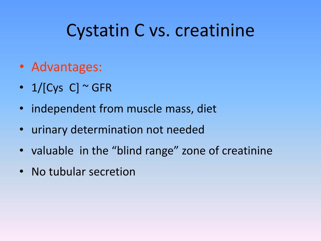 PPT - Creatinine, cystatin C and urine albumin – Analytical update ...