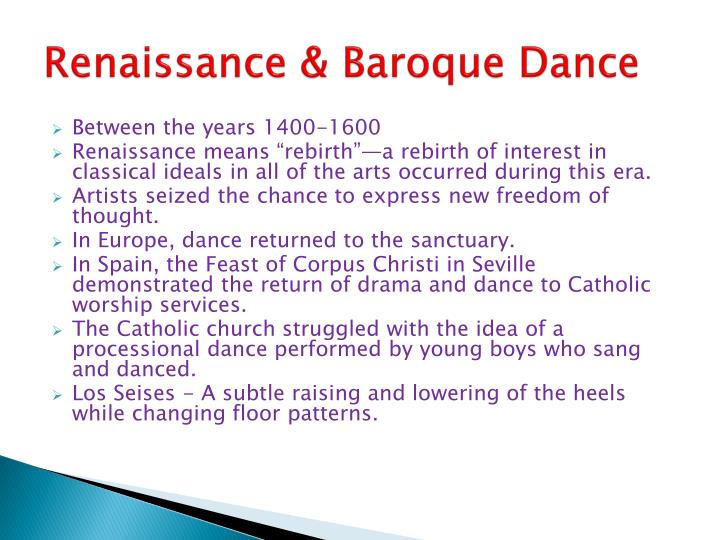 PPT - Dance History PowerPoint Presentation - ID:1946587