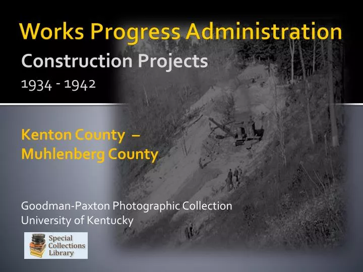 PPT - Works Progress Administration PowerPoint Presentation, free ...