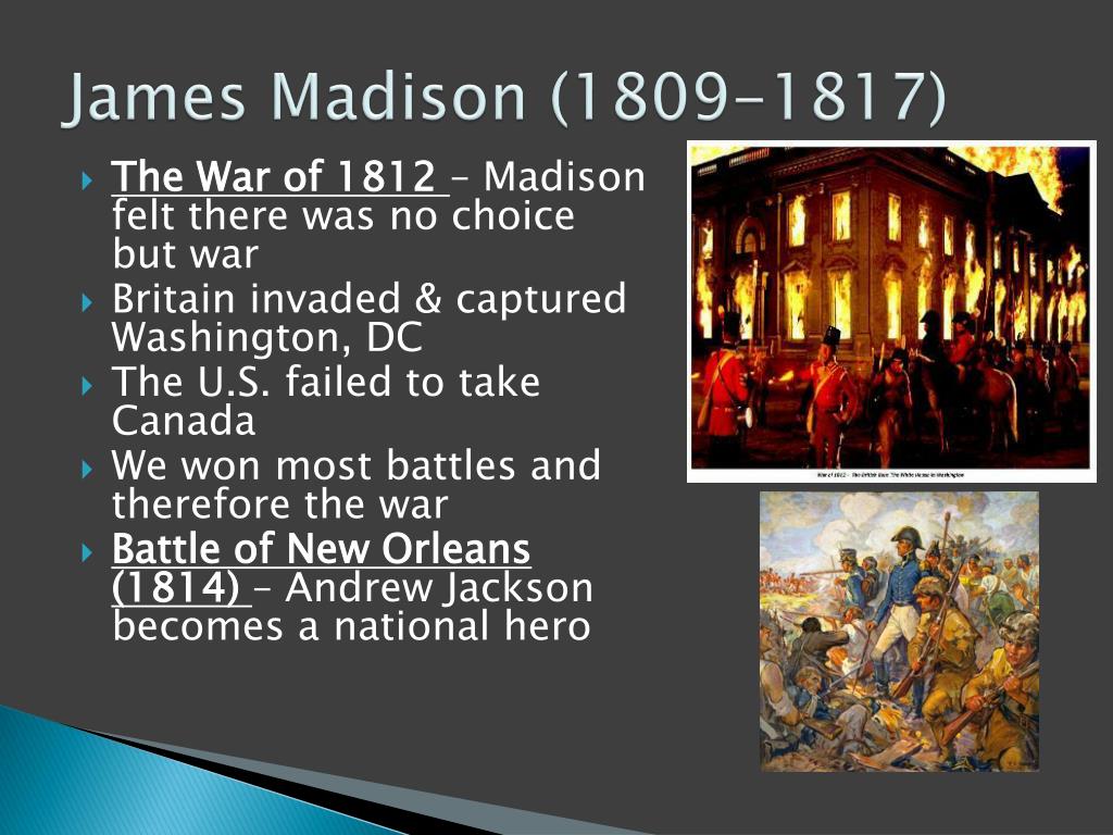 PPT - Challenges Faced by the New Republic (1789-1850): From Washington ...