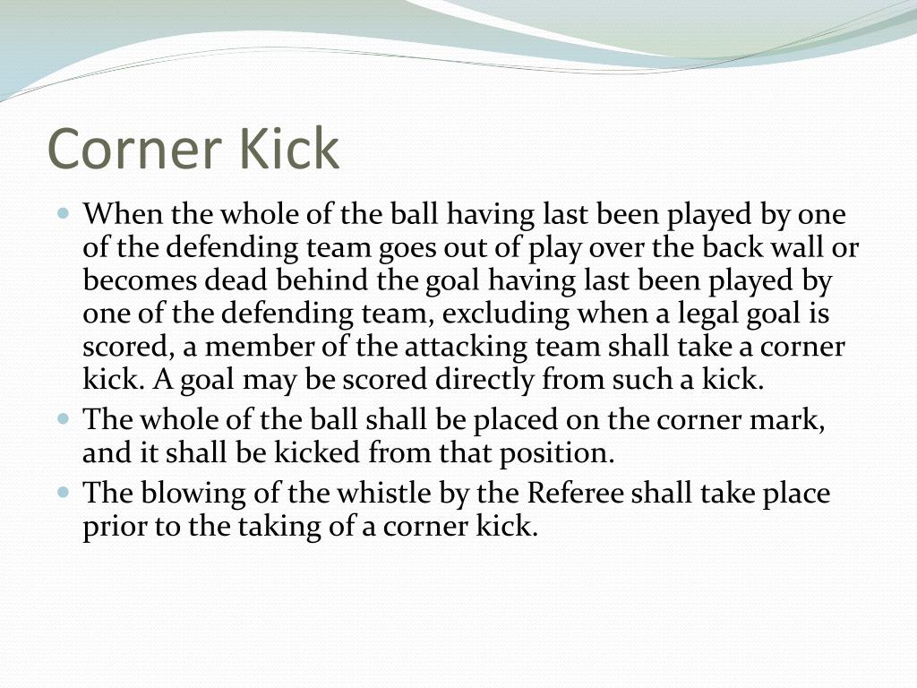 PPT - Indoor Soccer Officials Training Overview – January 2014 ...