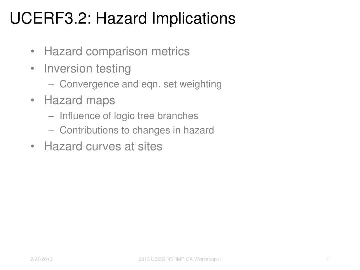 PPT - UCERF3.2: Hazard Implications PowerPoint Presentation, free ...