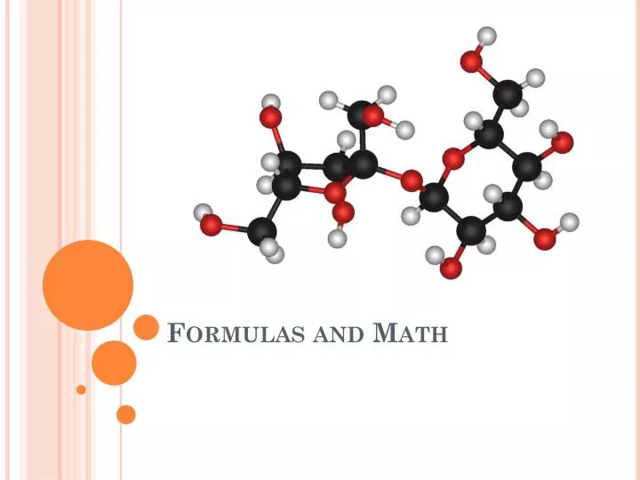 PPT - Formulas and Math PowerPoint Presentation, free download - ID:1947487