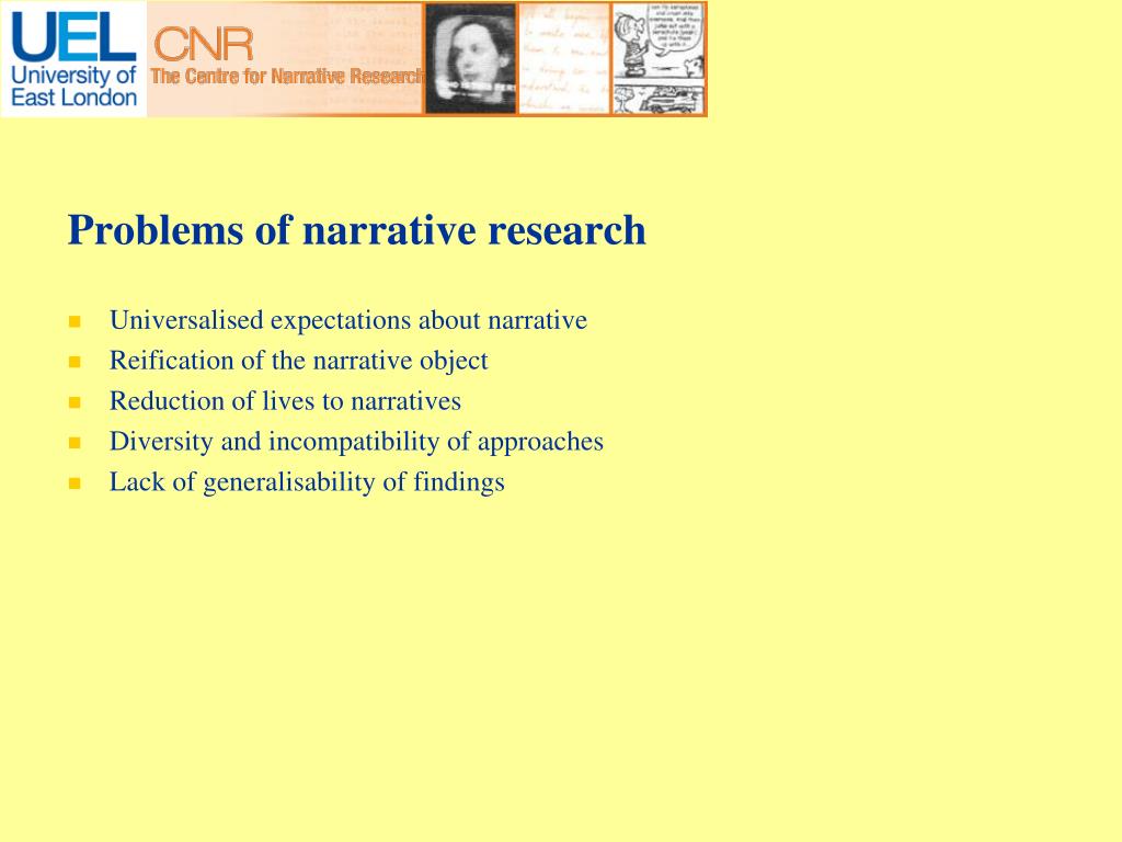 PPT - Narrative Research Corinne Squire Centre for Narrative Research ...