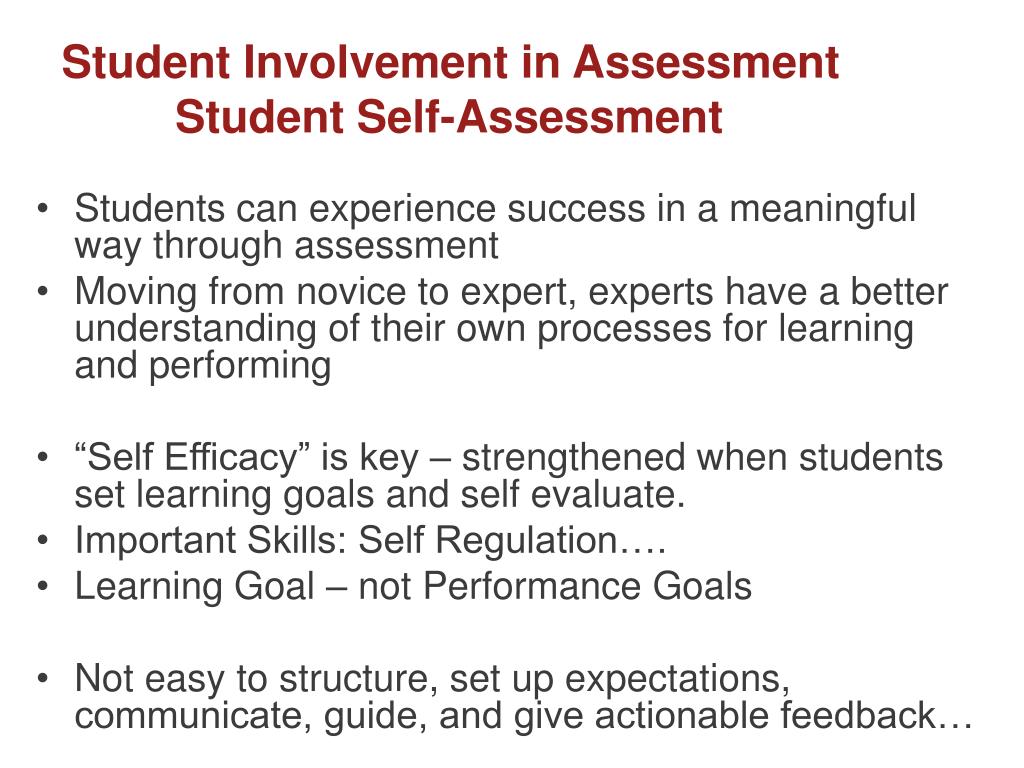 PPT - Enhancing Student Engagement with Self-Assessment Strategies ...