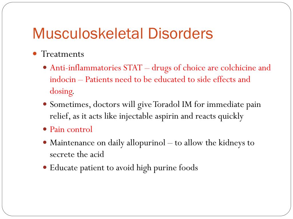 Ppt Musculoskeletal Disorders Part Ii Powerpoint Presentation Free
