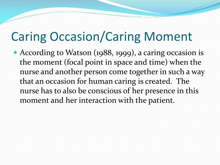 PPT - Jean Watson’s Theory of Human Caring PowerPoint Presentation - ID ...