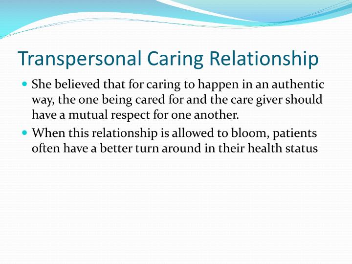 PPT - Jean Watson’s Theory of Human Caring PowerPoint Presentation - ID ...
